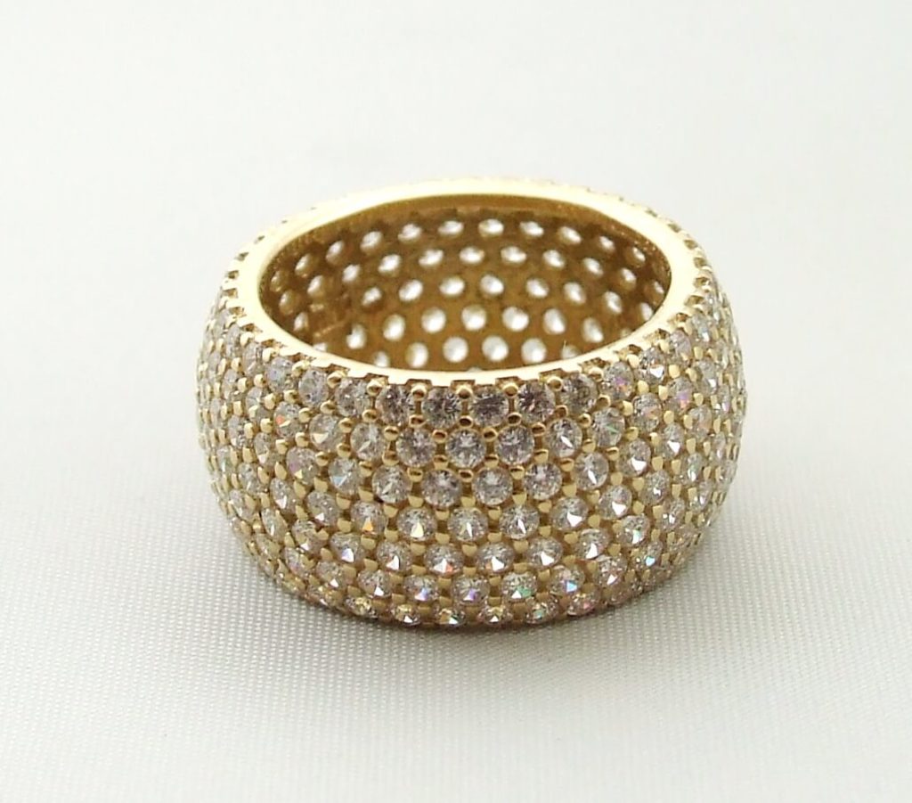 14 karaat geel gouden ring met zirkonia kopen? Goudne ring | Christian