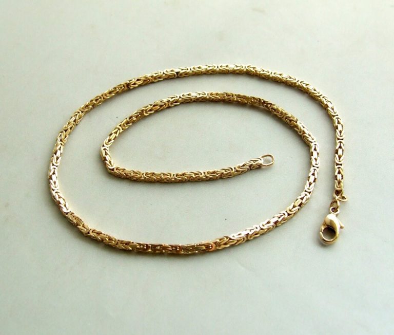 14 karaat gouden koningsketting kopen? Koningsketting